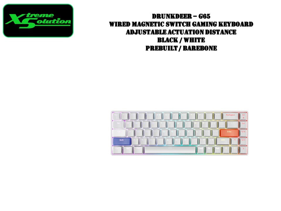 DrunkDeer G65 - Wired Magnetic Switch Gaming Keyboard – XtremeSolution