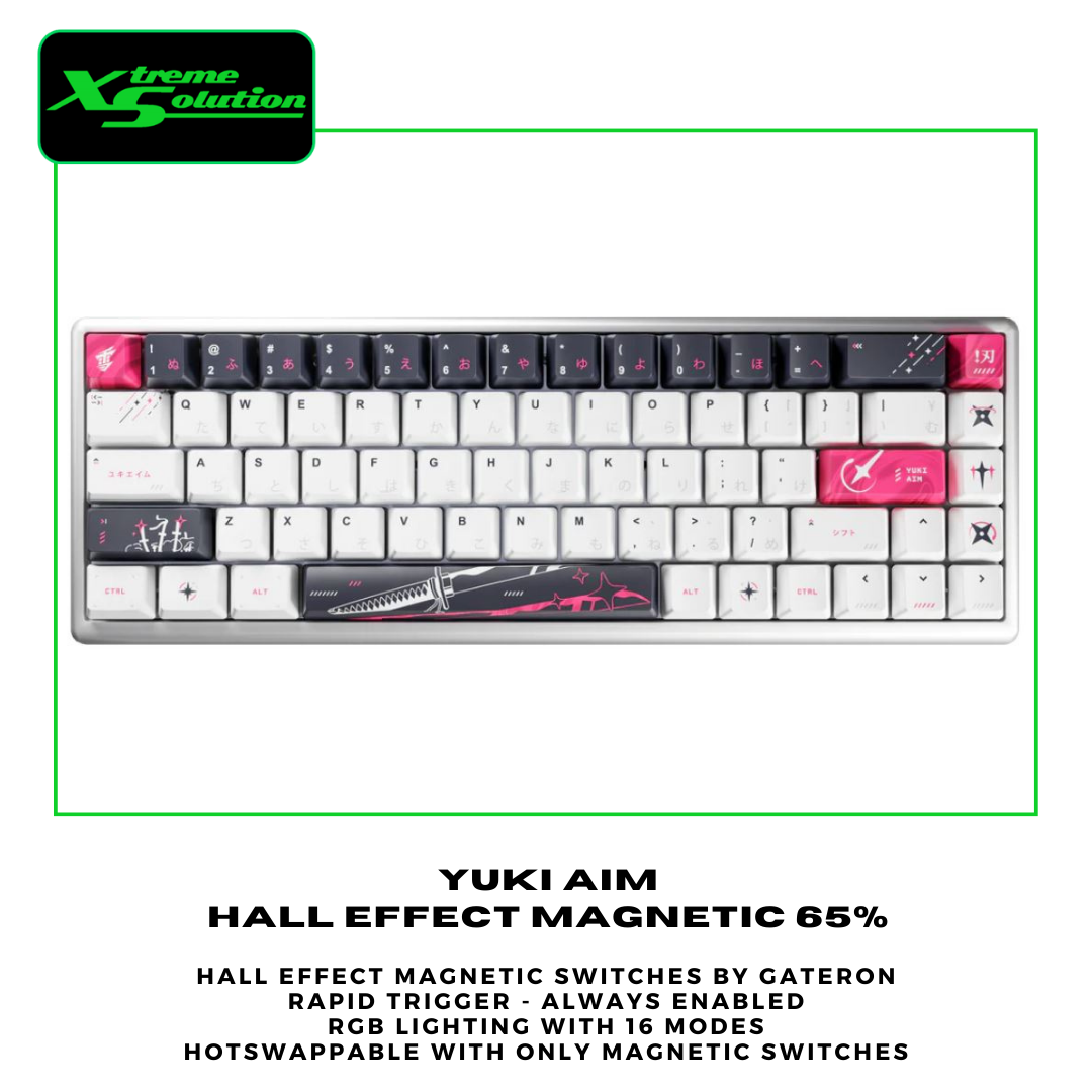 Yuki Aim Hall Effect Magnetic 65% Keyboard – XtremeSolution