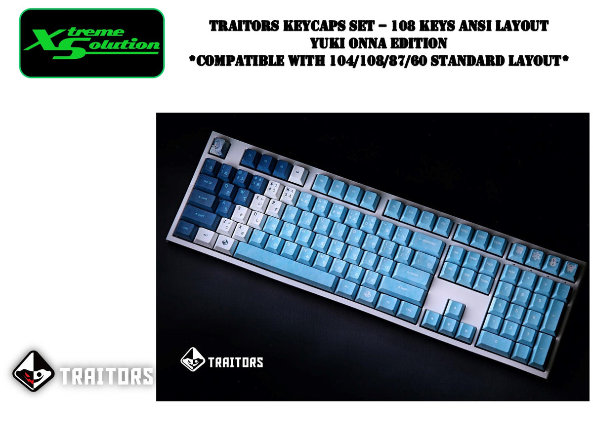 Traitors Keycap Set 108 Keys - Zashiki Warashi / Yuki Onna – XtremeSolution