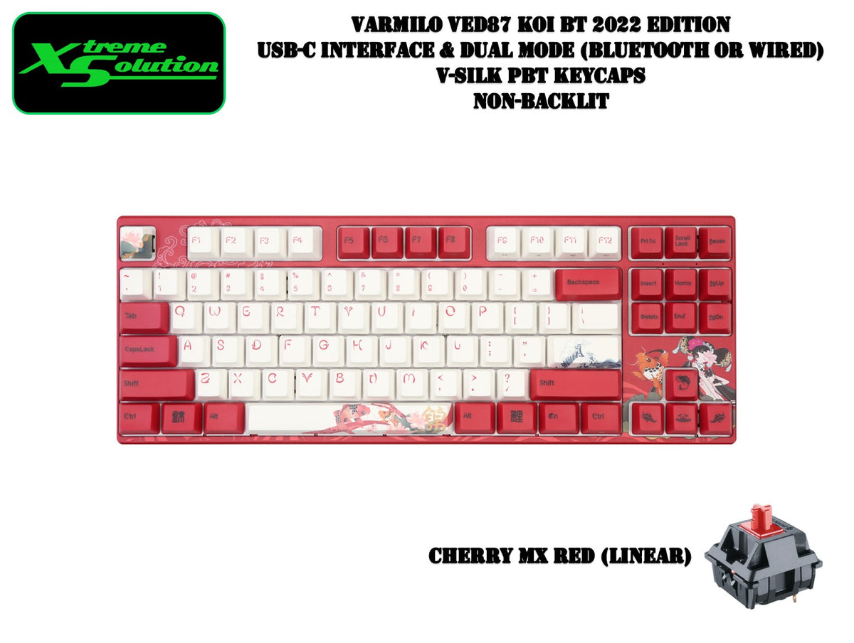 Varmilo VED87 BT Koi - Wireless Mechanical Keyboard – XtremeSolution