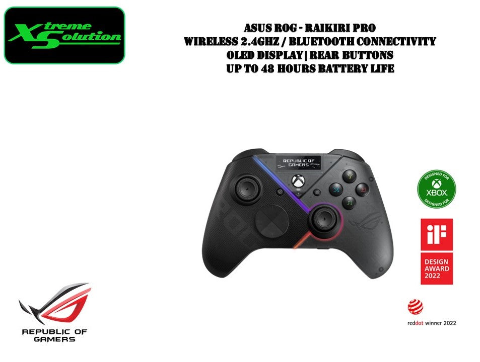 Asus ROG Raikiri Pro Wireless Gaming Controller – XtremeSolution