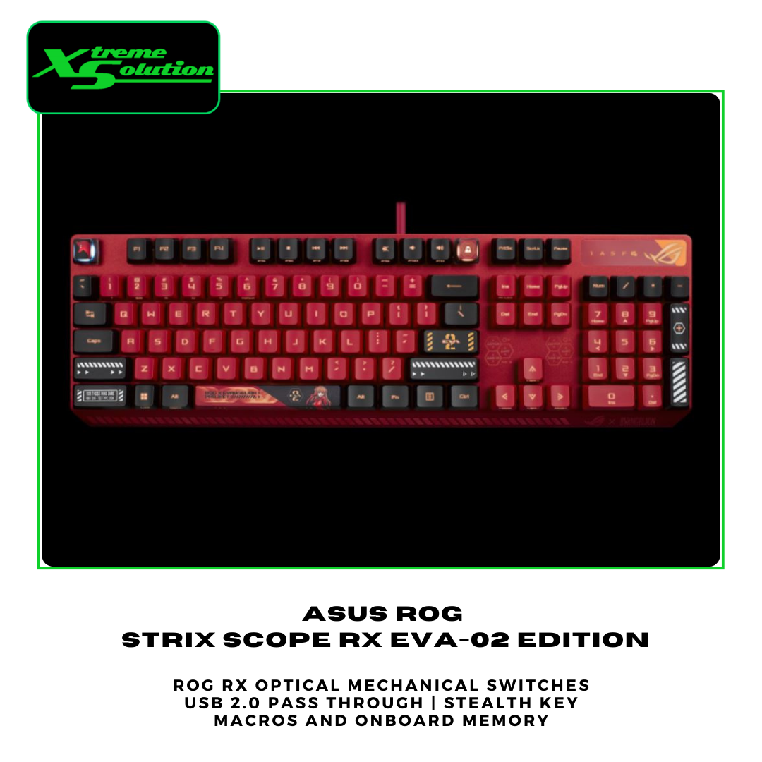 Asus Rog Strix Scope Rx Eva-02 Edition Wired Mechanical Keyboard ...