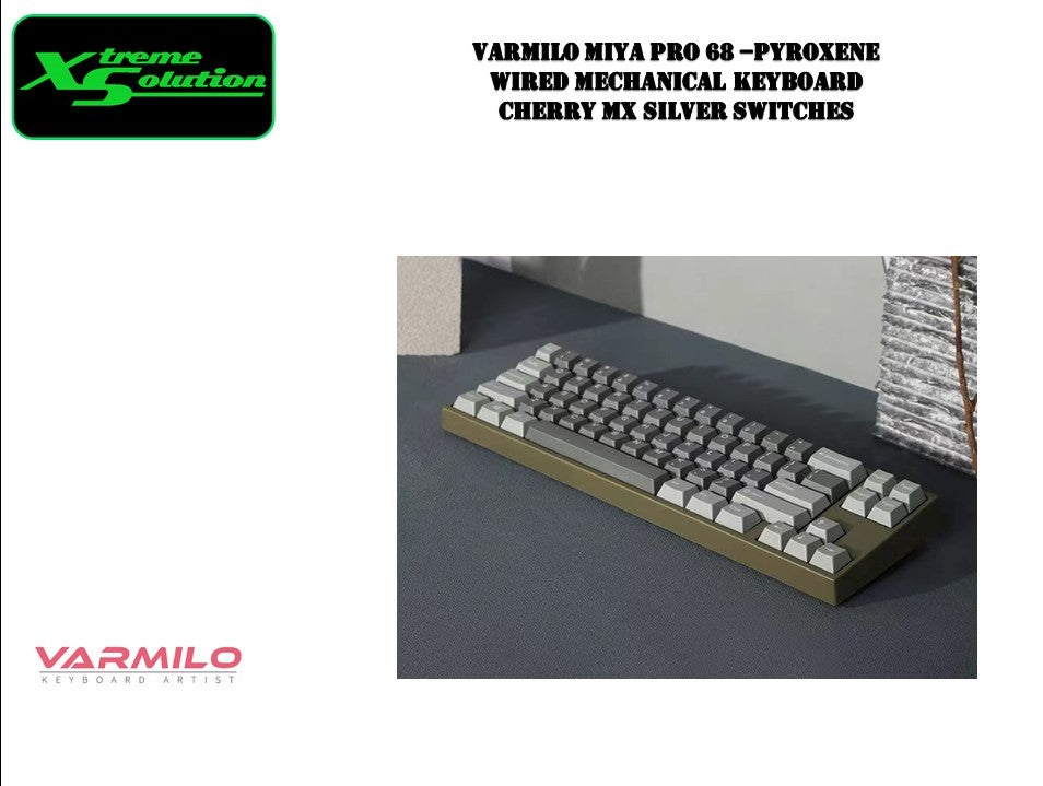 Varmilo Miya Pro 68 - Pyroxene Wired Mechanical Keyboard – XtremeSolution