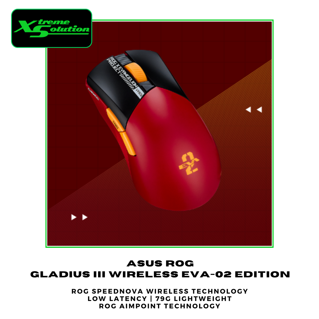Asus Rog Gladius III EVA-02 Edition Wireless Mouse – XtremeSolution