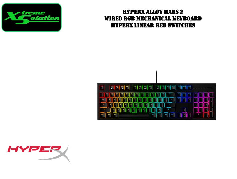 HyperX Mars 2 - Wired RGB Gaming Mechanical Keyboard – XtremeSolution