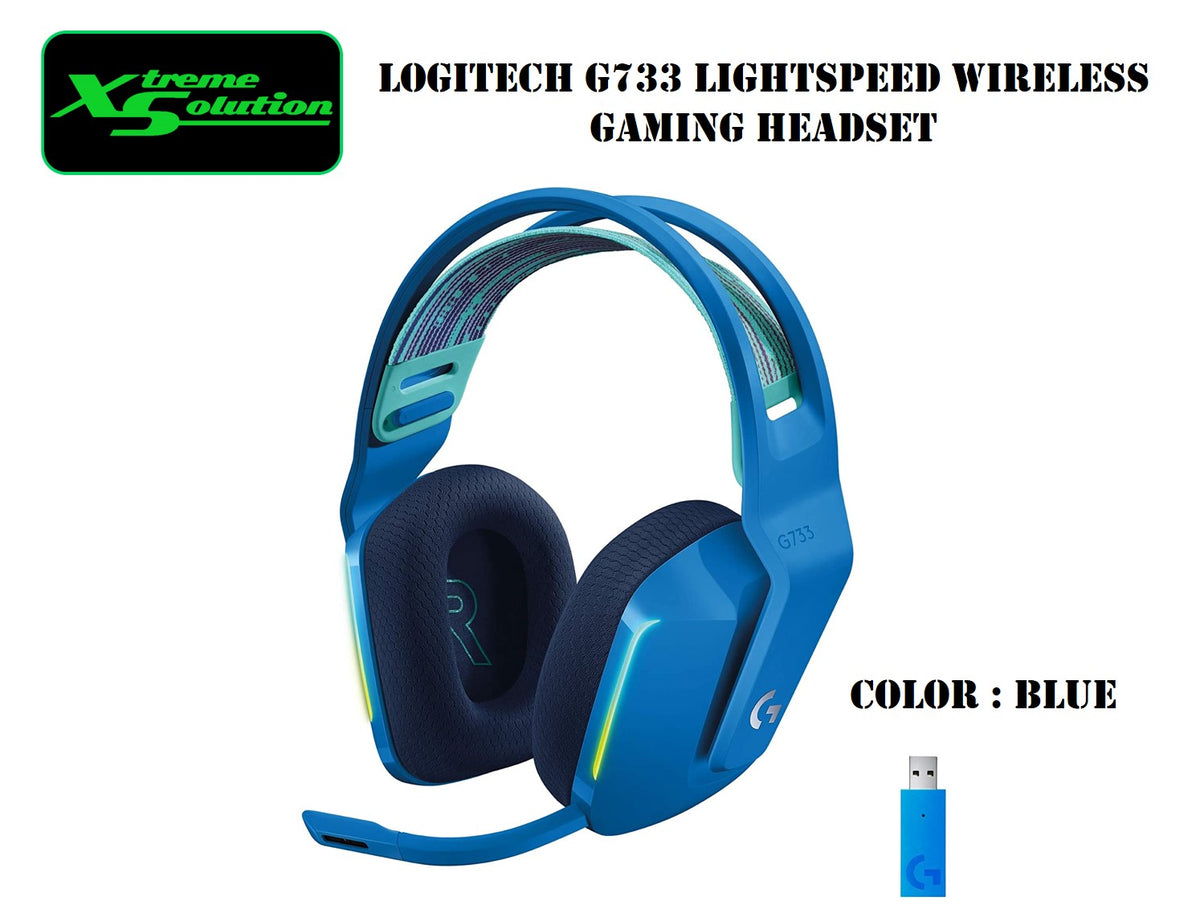 Logitech G733 - Lightspeed Wireless RGB Gaming Headset – XtremeSolution