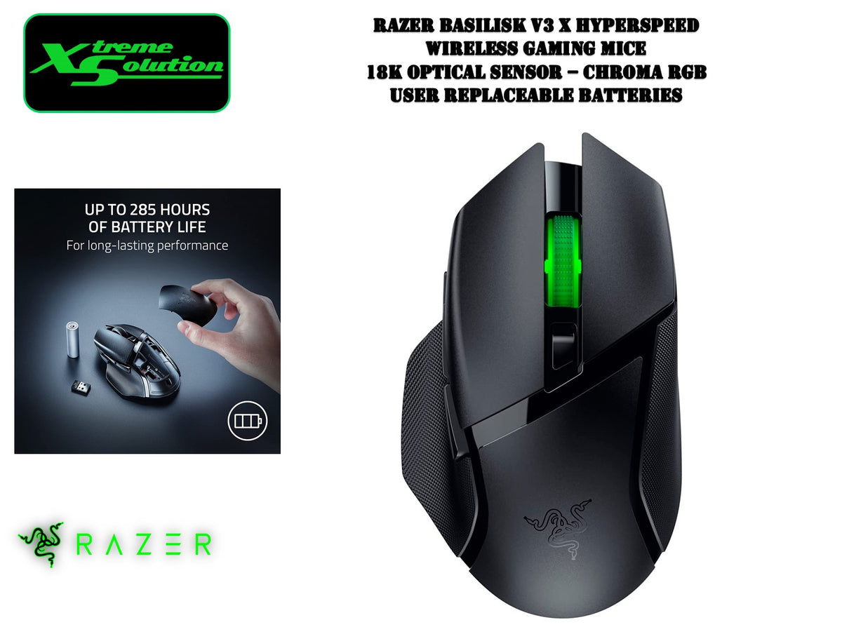 Razer Basilisk V3 X HyperSpeed Wireless Gaming Mice – XtremeSolution