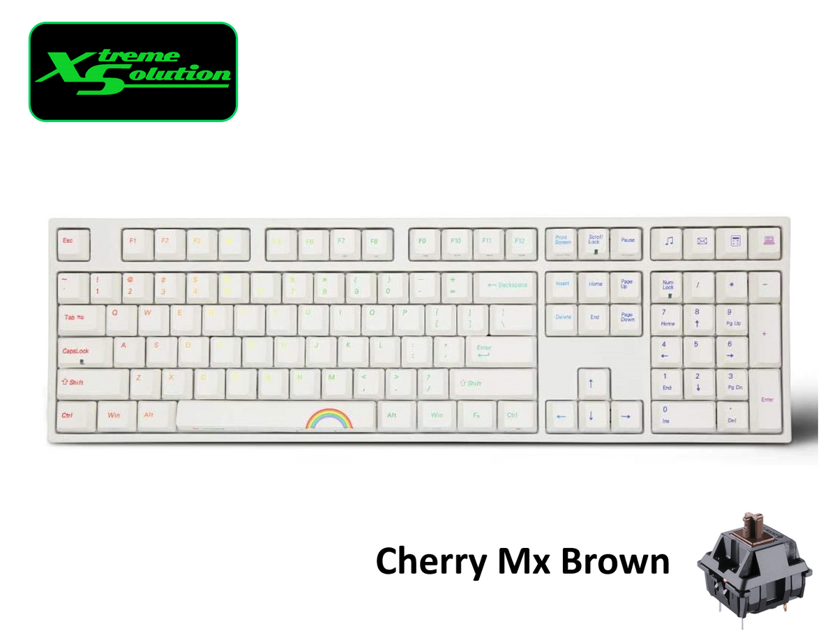 Varmilo VA108M Double Rainbow White LED Mechanical Keyboard ...