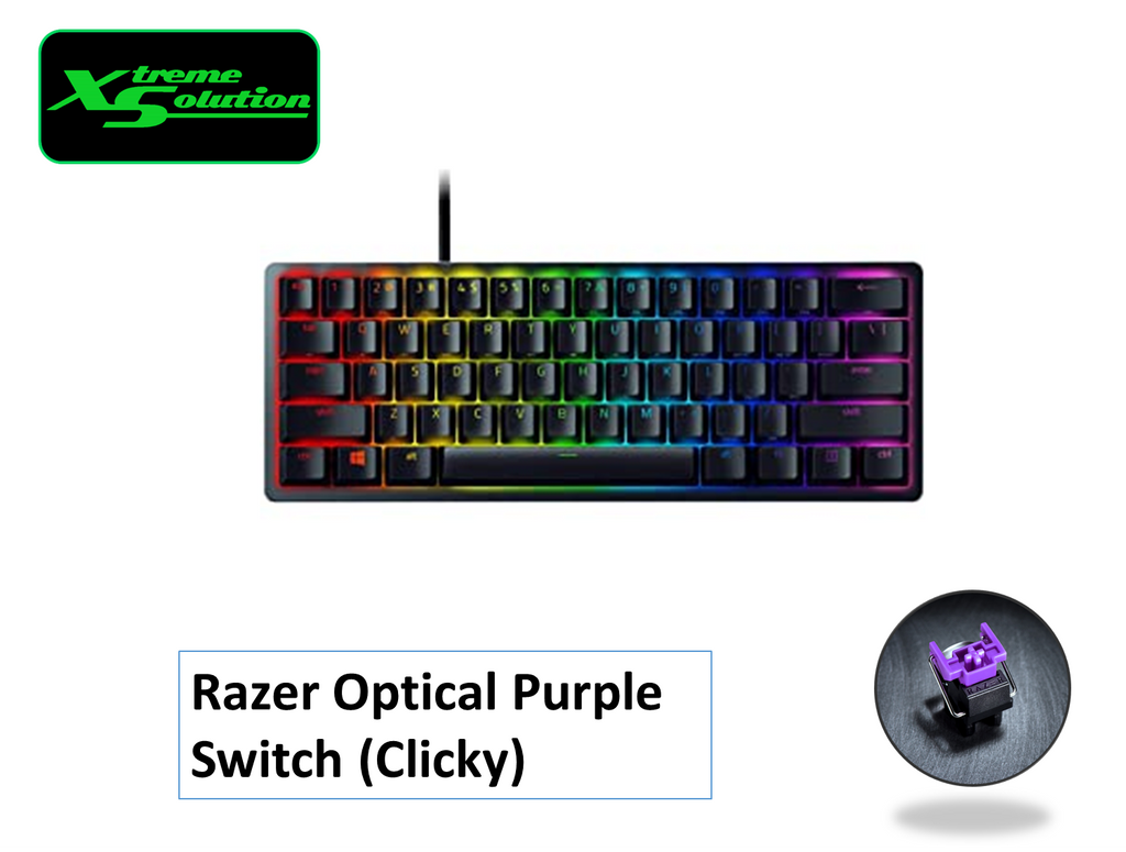 Razer Huntsman Mini (Black) - Optical Purple Switch – XtremeSolution